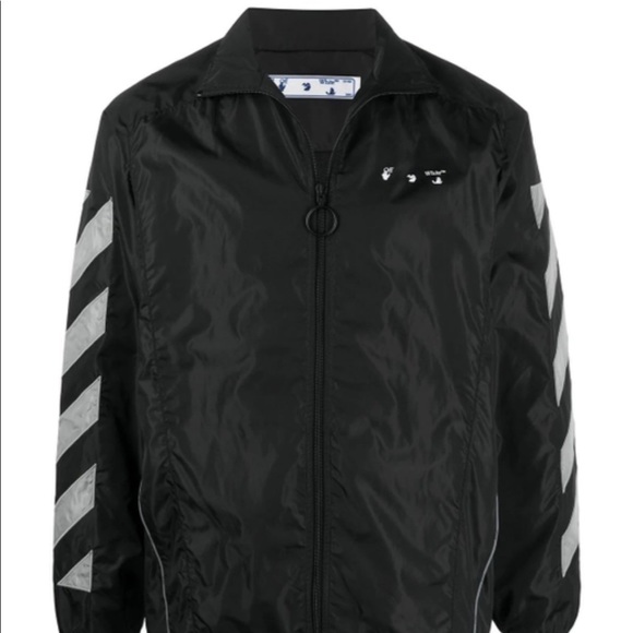 Off-White | Jackets & Coats | Offwhite Brand Track Jacket | Poshmark